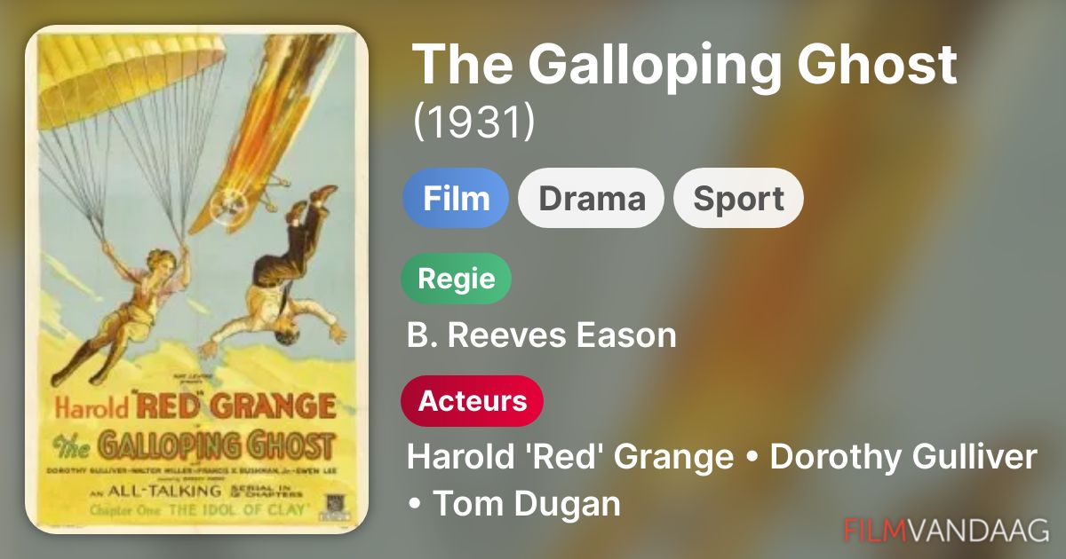 The Galloping Ghost (film, 1931) - FilmVandaag.nl