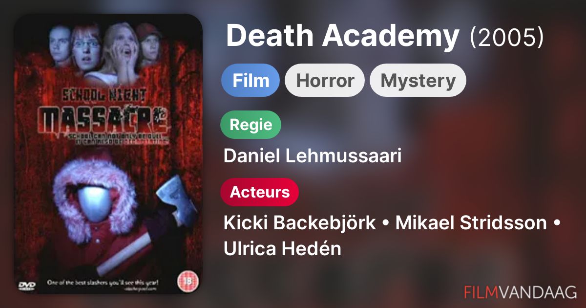 Death Academy (film, 2005) - FilmVandaag.nl