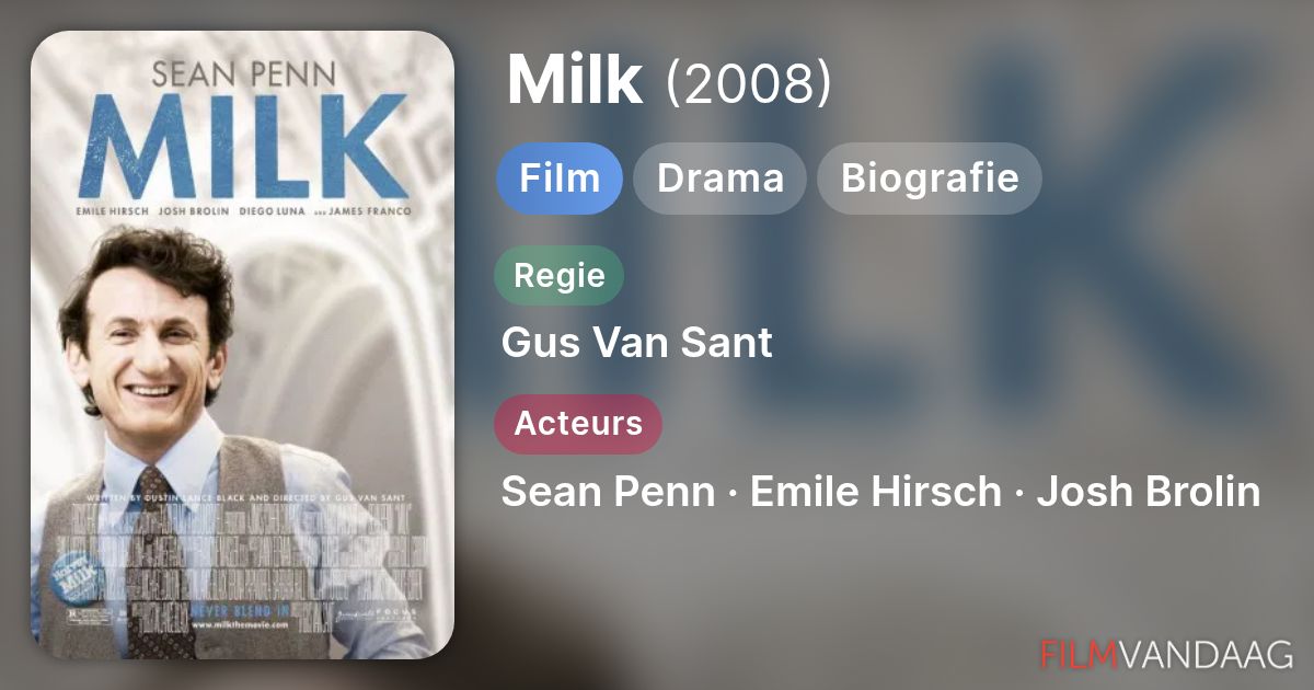Milk (film, 2008) Nu Online Kijken - FilmVandaag.nl