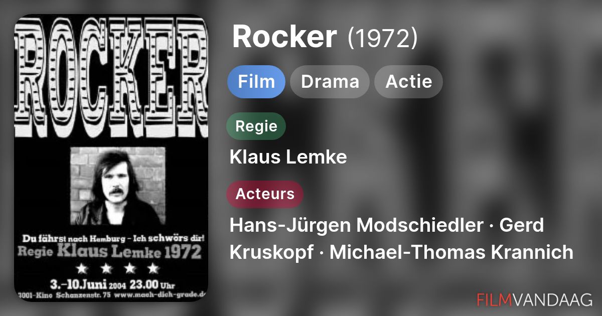 Rocker (film, 1972) - FilmVandaag.nl