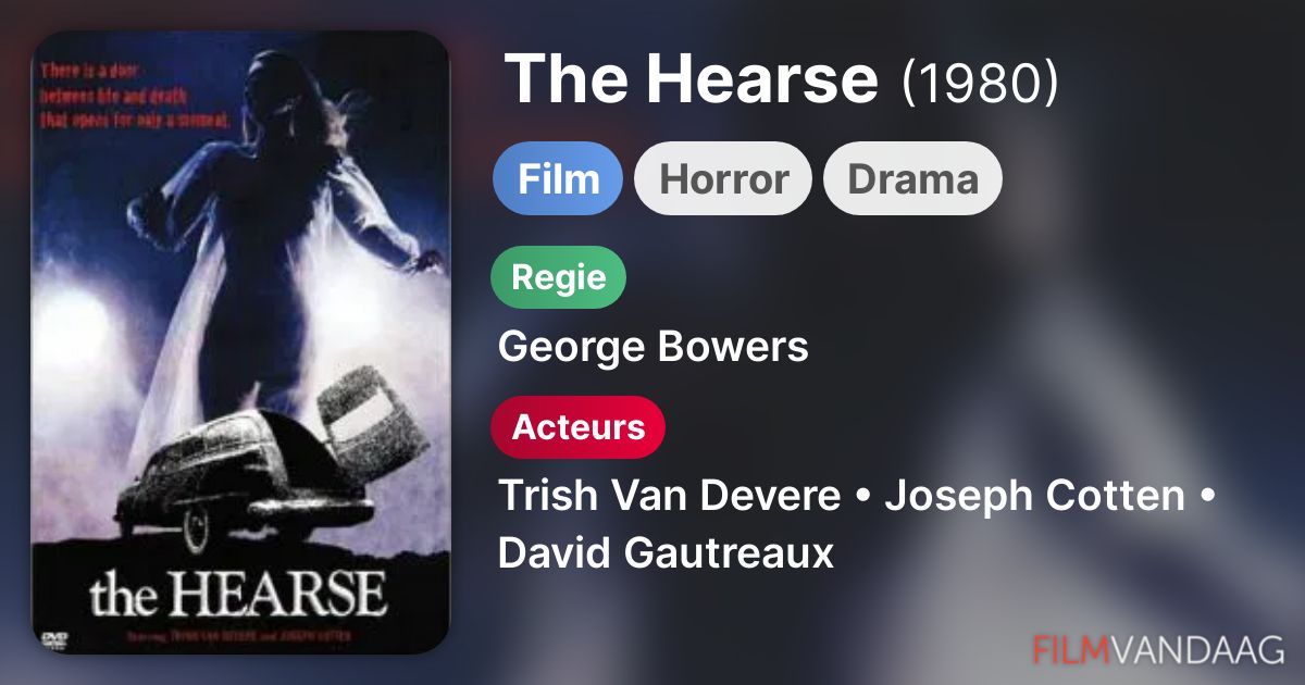 The Hearse (film, 1980) - FilmVandaag.nl