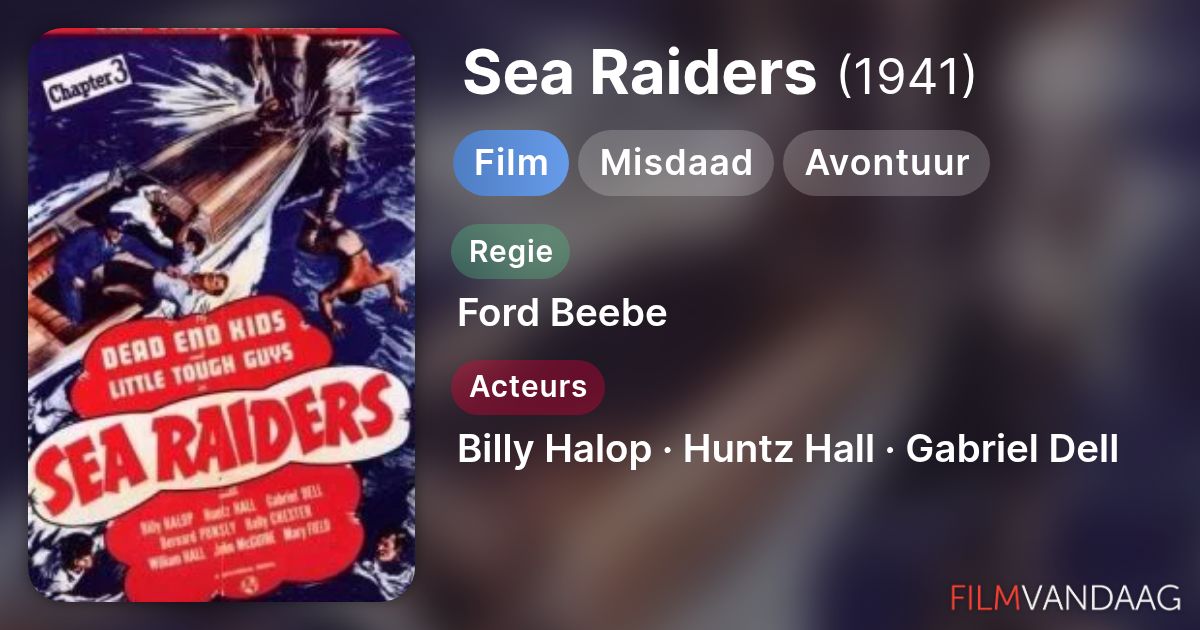 Sea Raiders (film, 1941) kopen op dvd of blu-ray - FilmVandaag.nl