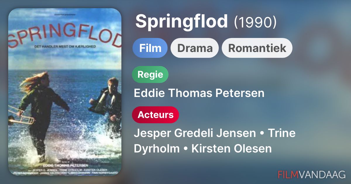 Springflod (film, 1990) kopen op dvd of blu-ray - FilmVandaag.nl