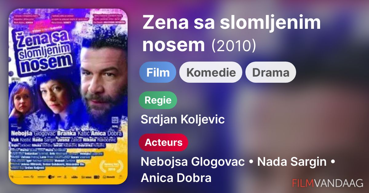 Zena sa slomljenim nosem (film, 2010) - FilmVandaag.nl