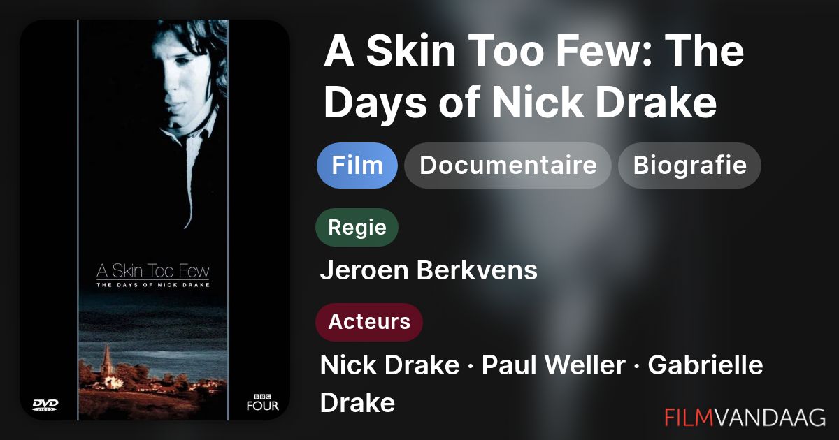 A Skin Too Few: The Days of Nick Drake (film, 2002) Nu Online Kijken ...