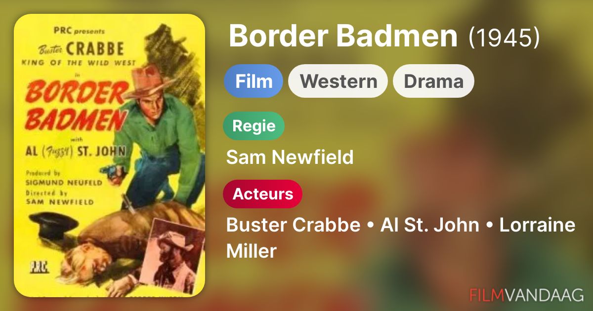 Border Badmen (film, 1945) - FilmVandaag.nl