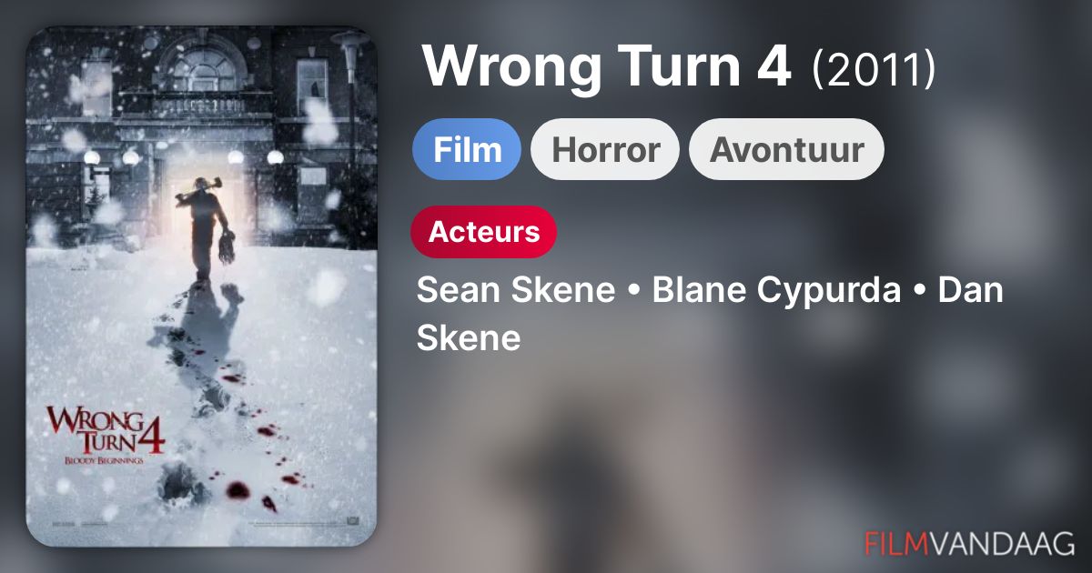 Wrong Turn 4 (film, 2011) - FilmVandaag.nl