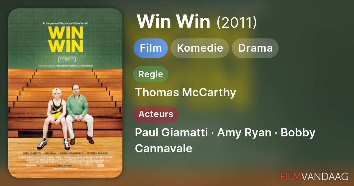 Win Win (film, 2011) Nu Online Kijken - FilmVandaag.nl