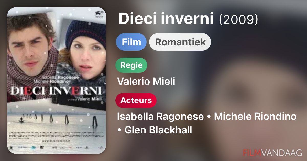 Dieci inverni (film, 2009) - FilmVandaag.nl