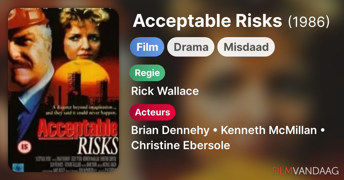 Acceptable Risks (film, 1986) - FilmVandaag.nl