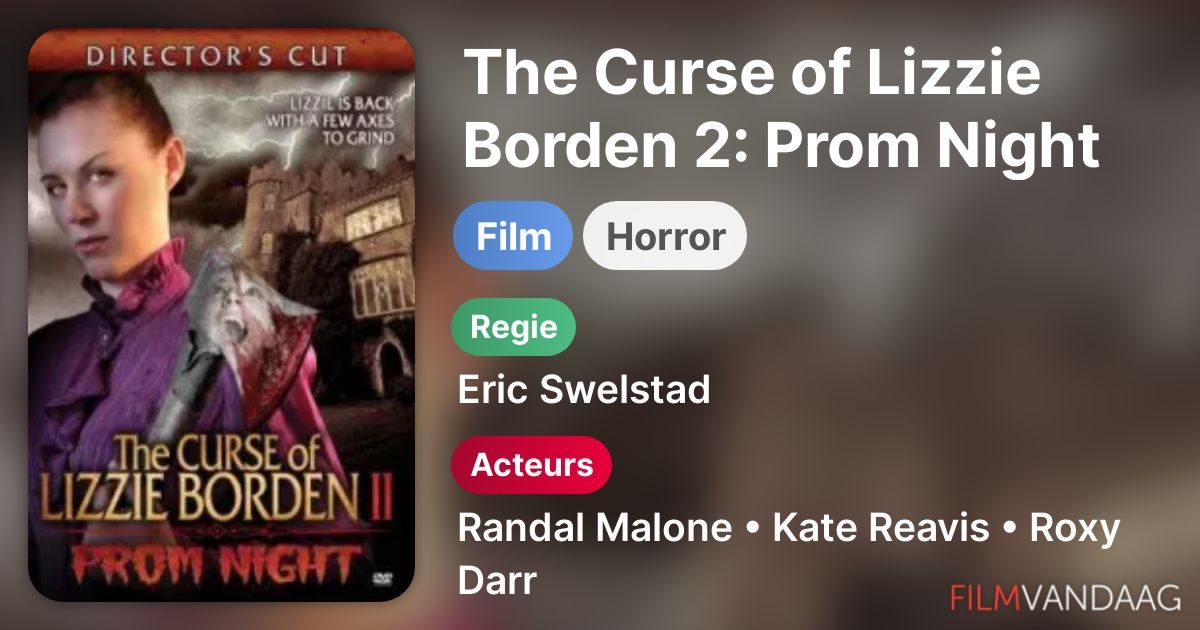 The Curse of Lizzie Borden 2: Prom Night (film, 2008) - FilmVandaag.nl