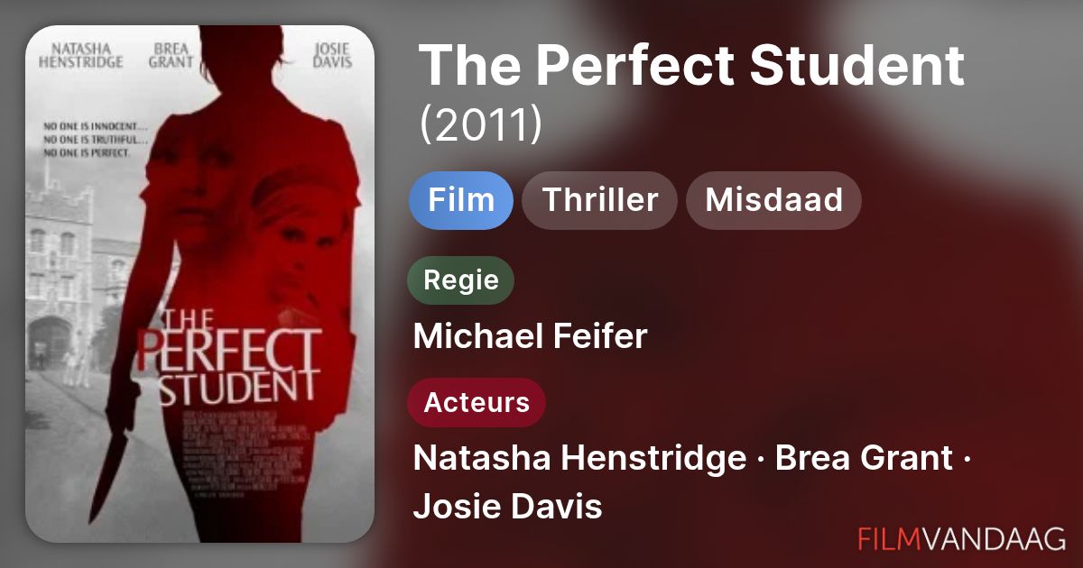 The Perfect Student (film, 2011) - FilmVandaag.nl
