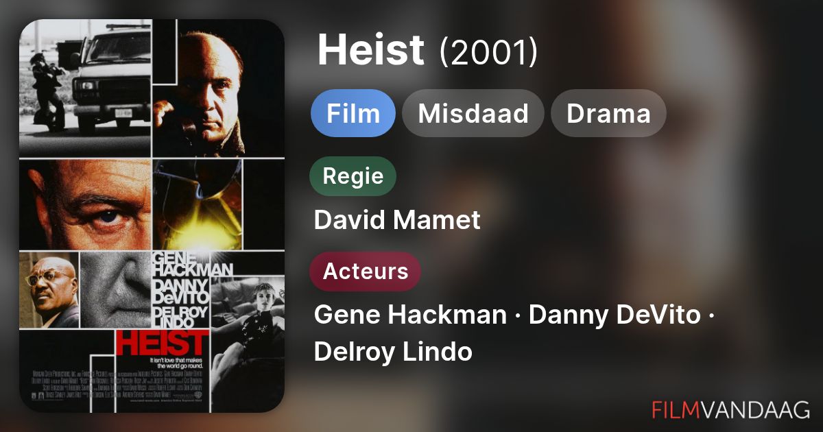 Heist (film, 2001) - FilmVandaag.nl