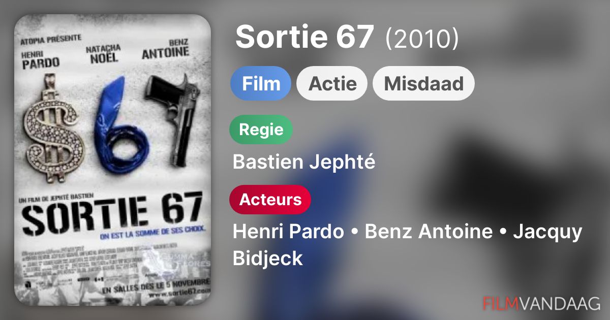 Sortie 67 (film, 2010) - FilmVandaag.nl