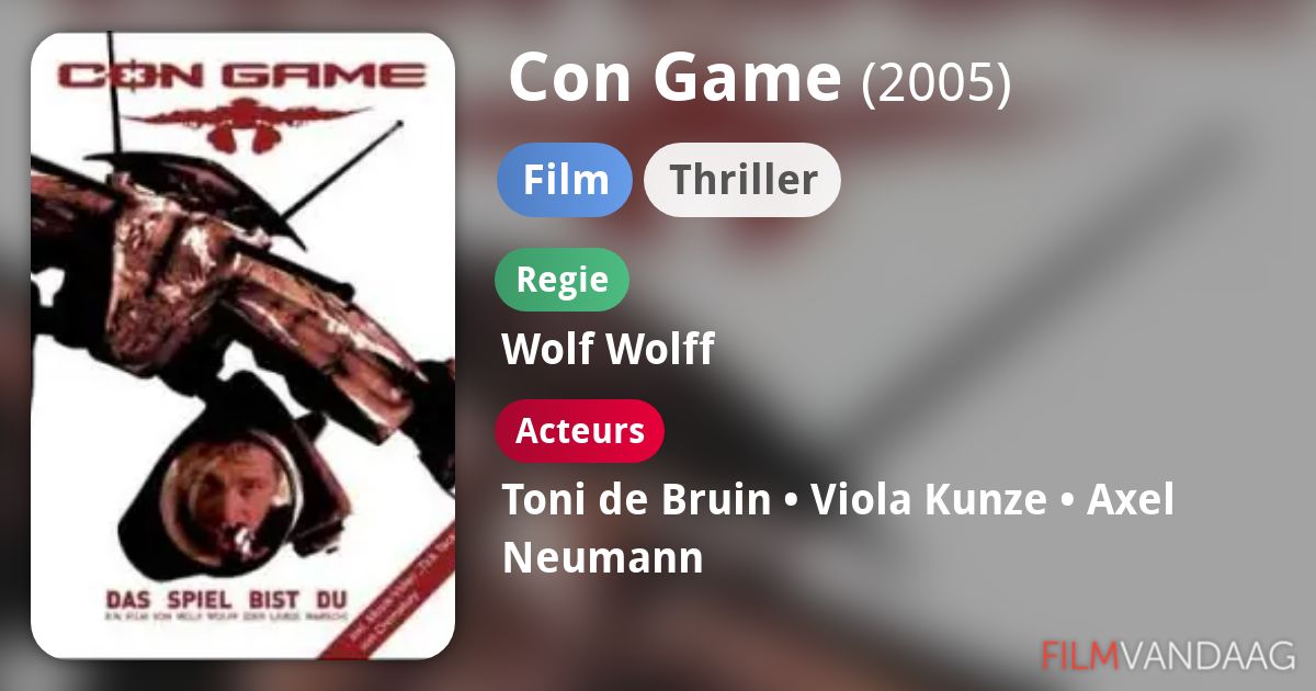 Con Game (film, 2005) - FilmVandaag.nl