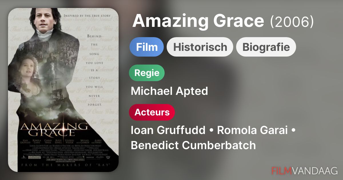 Amazing Grace (film, 2006) - FilmVandaag.nl
