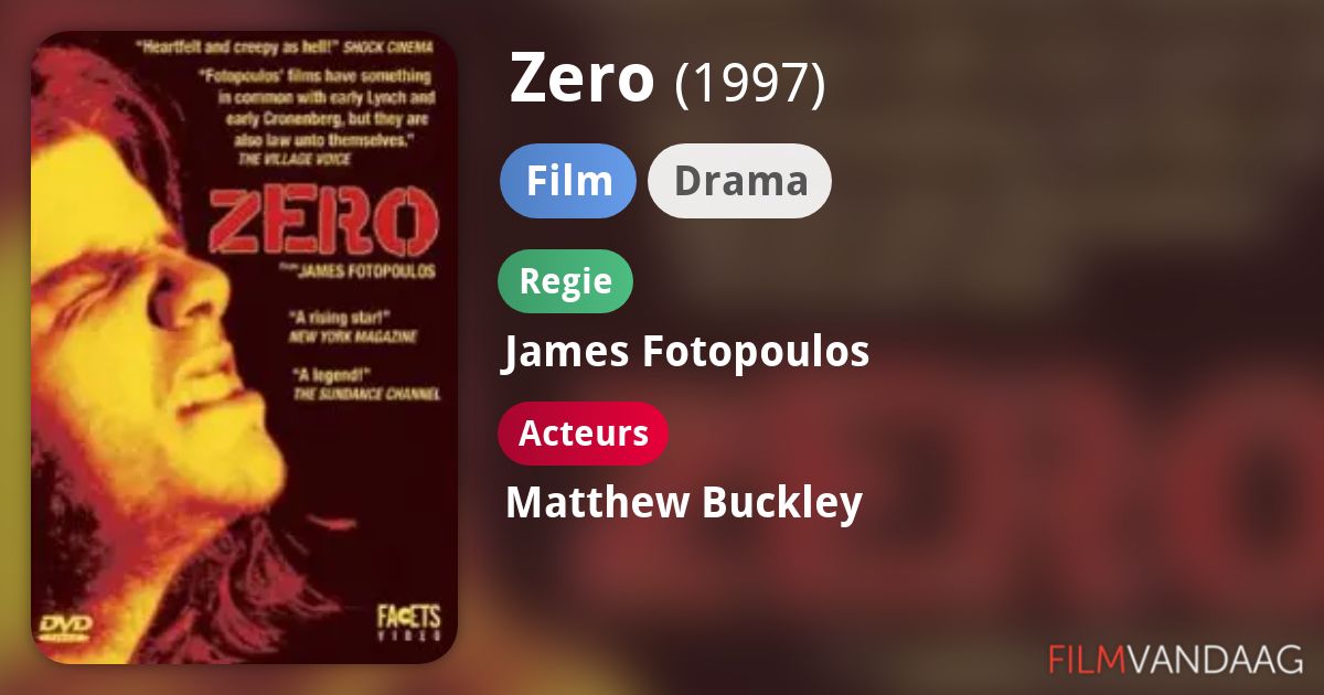 Zero (film, 1997) - FilmVandaag.nl