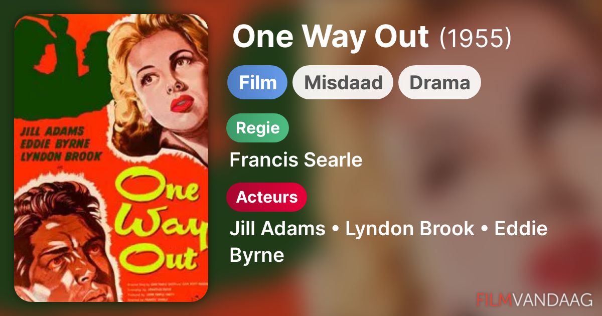 One Way Out (film, 1955) - FilmVandaag.nl