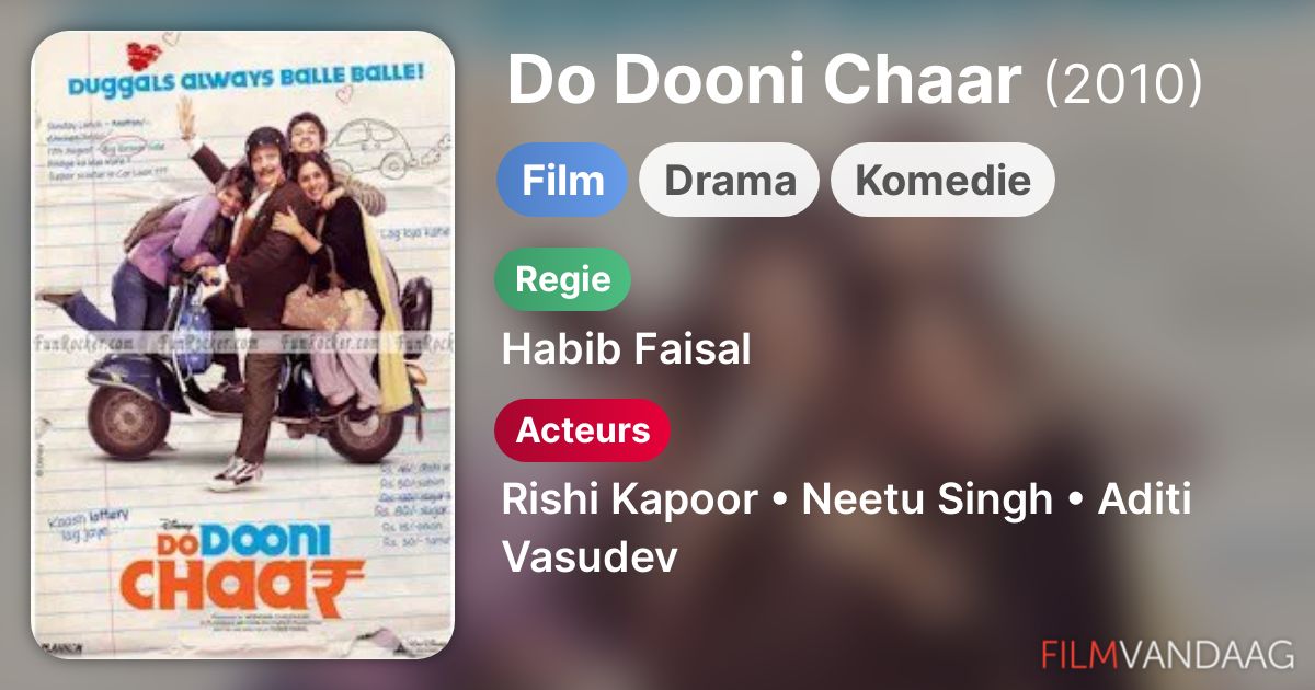 Do Dooni Chaar (film, 2010) - FilmVandaag.nl