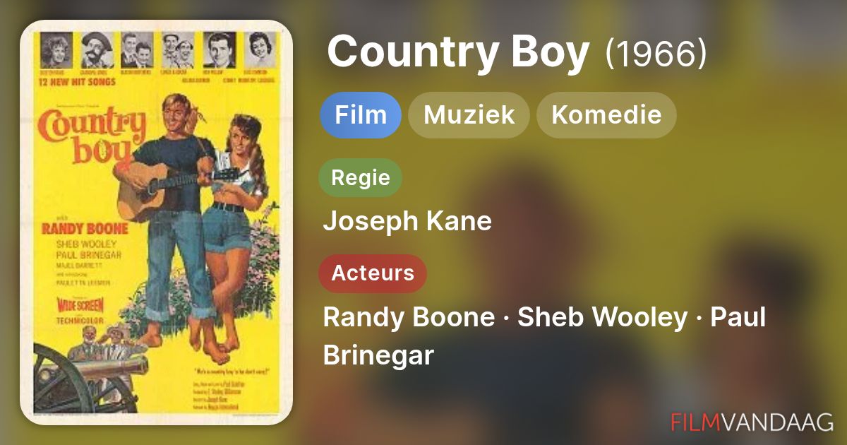 Country Boy (film, 1966) - FilmVandaag.nl