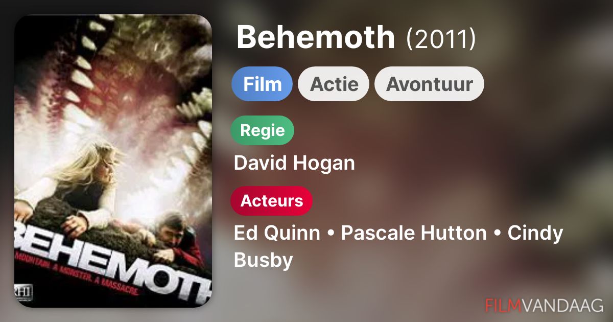 Behemoth (film, 2011) - FilmVandaag.nl