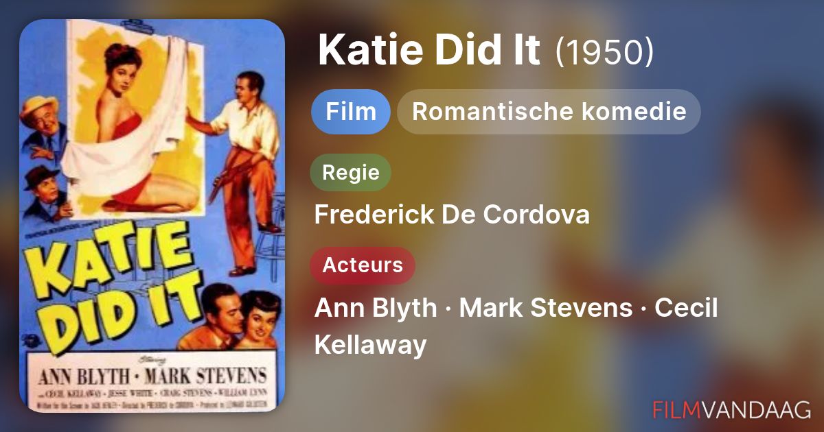 Katie Did It (film, 1950) - FilmVandaag.nl