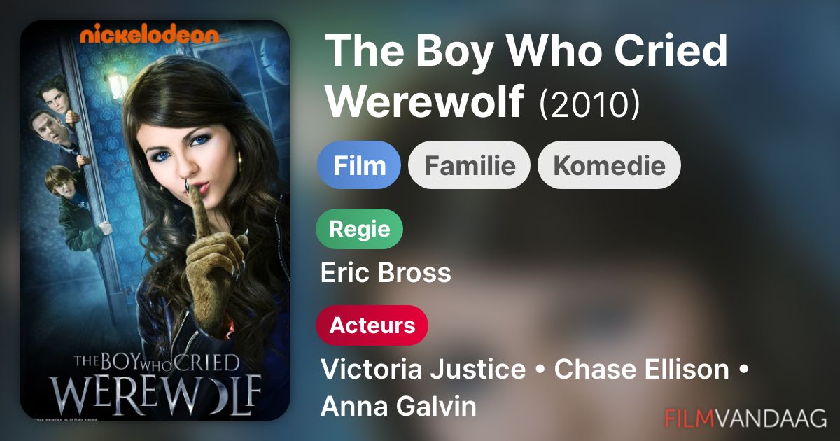 The Boy Who Cried Werewolf (film, 2010) - FilmVandaag.nl