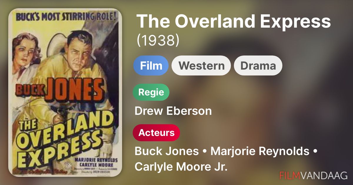 The Overland Express (film, 1938) - FilmVandaag.nl