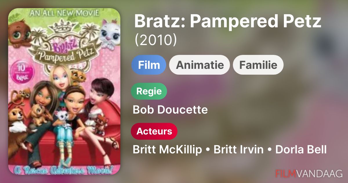 Bratz: Pampered Petz (film, 2010) - FilmVandaag.nl