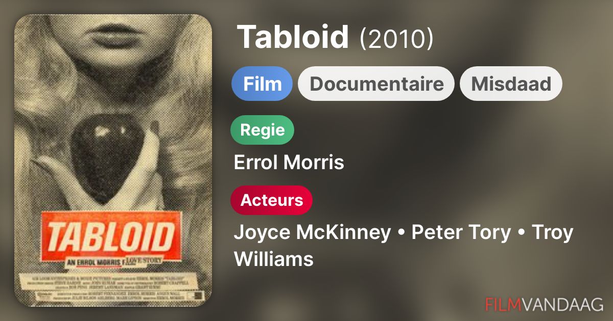 Tabloid (film, 2010) - FilmVandaag.nl