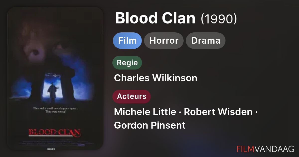 Blood Clan (film, 1990) - FilmVandaag.nl