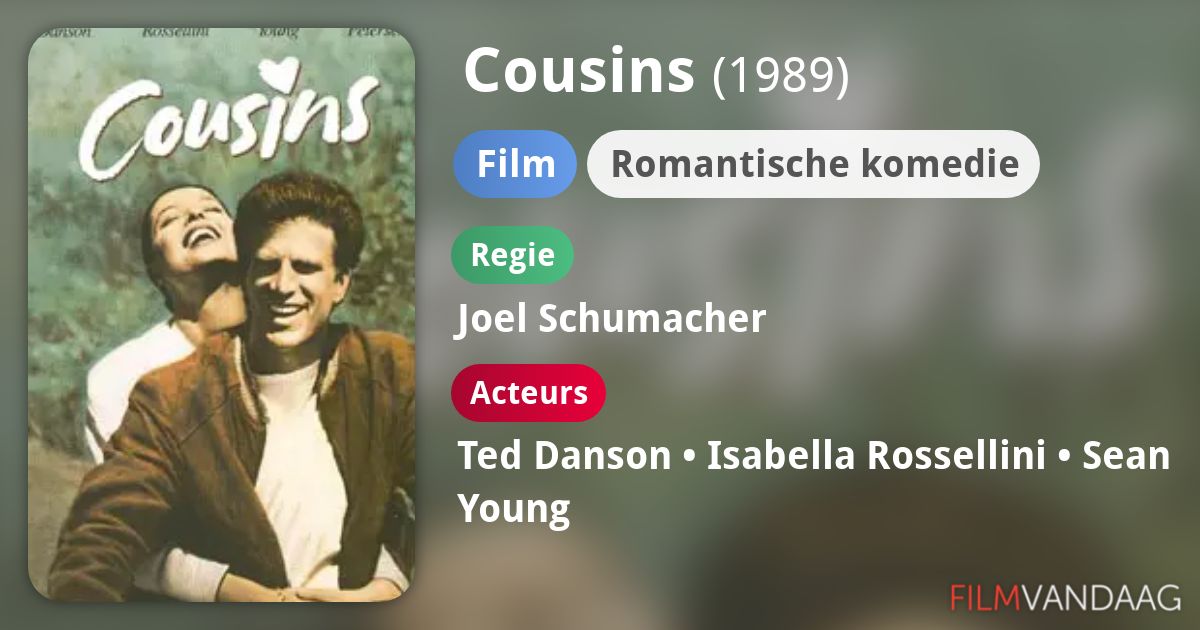 Cousins (film, 1989) - FilmVandaag.nl