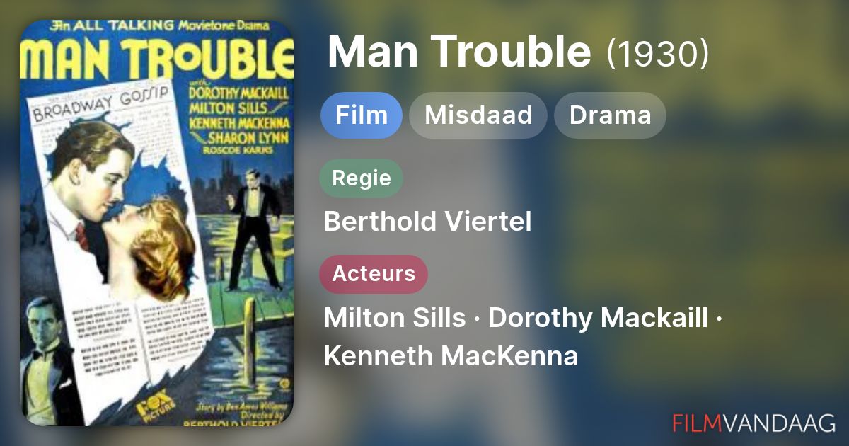 Man Trouble (film, 1930) - FilmVandaag.nl