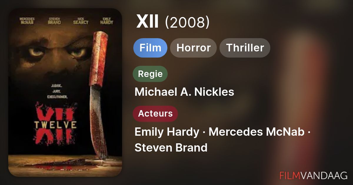 XII (film, 2008) - FilmVandaag.nl