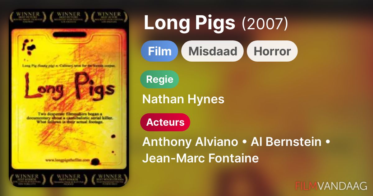 Long Pigs (film, 2007) - FilmVandaag.nl
