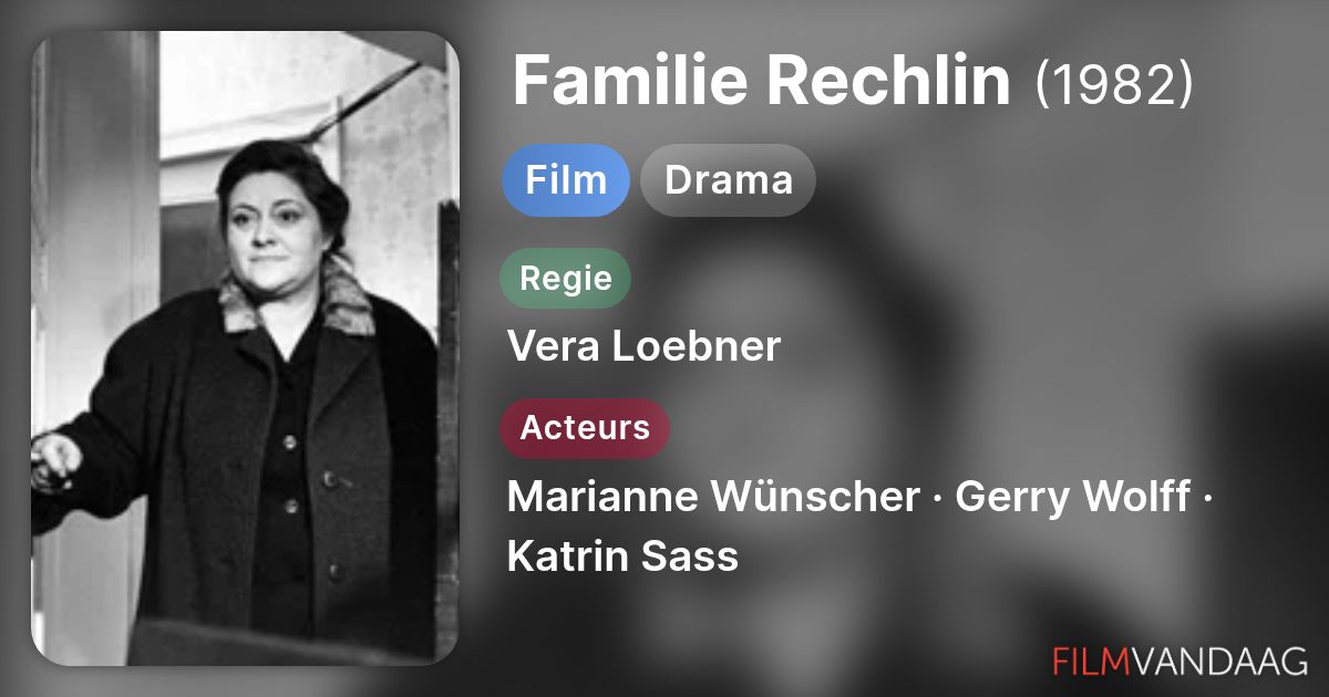 Familie Rechlin (film, 1982) - FilmVandaag.nl