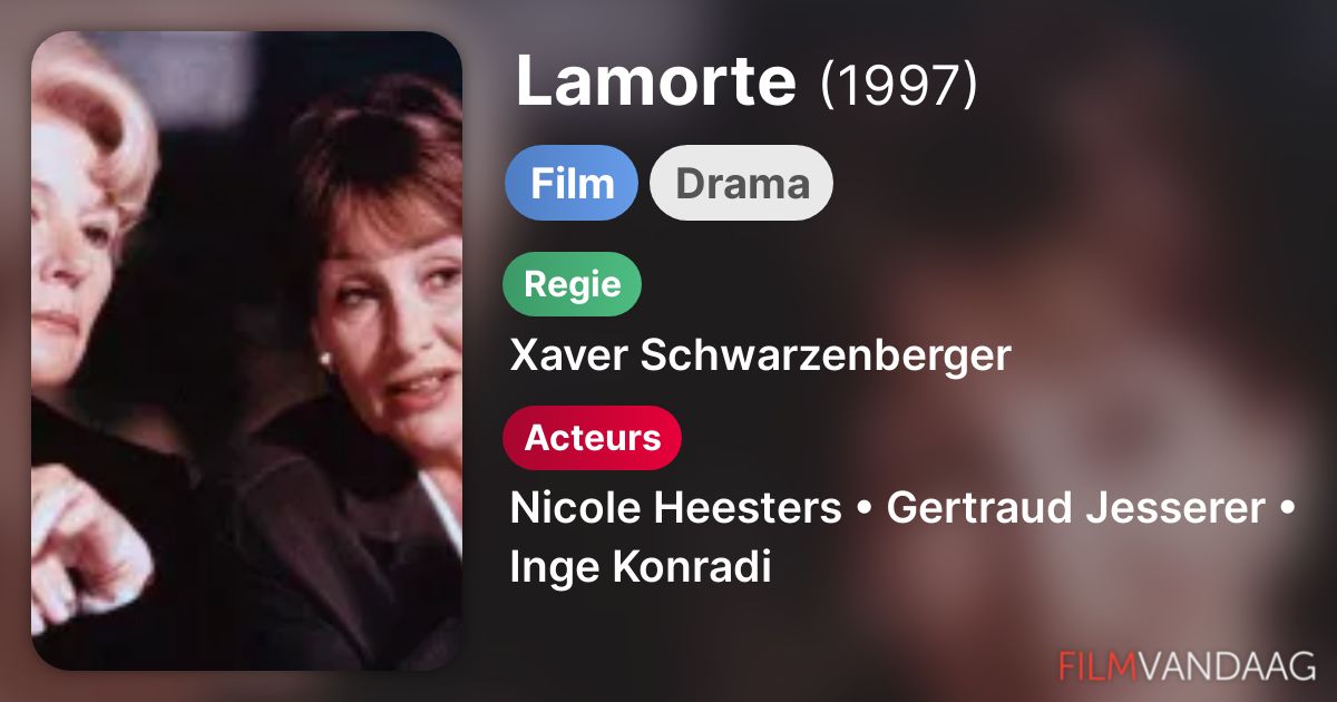 Lamorte (film, 1997) - FilmVandaag.nl