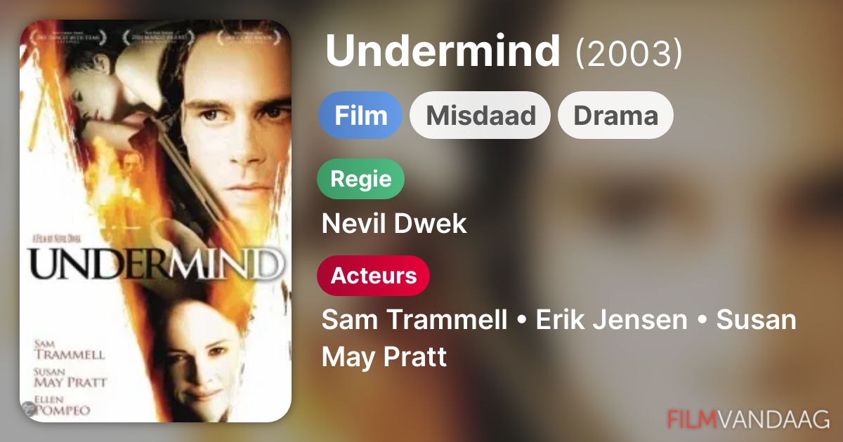 Undermind (film, 2003) - FilmVandaag.nl