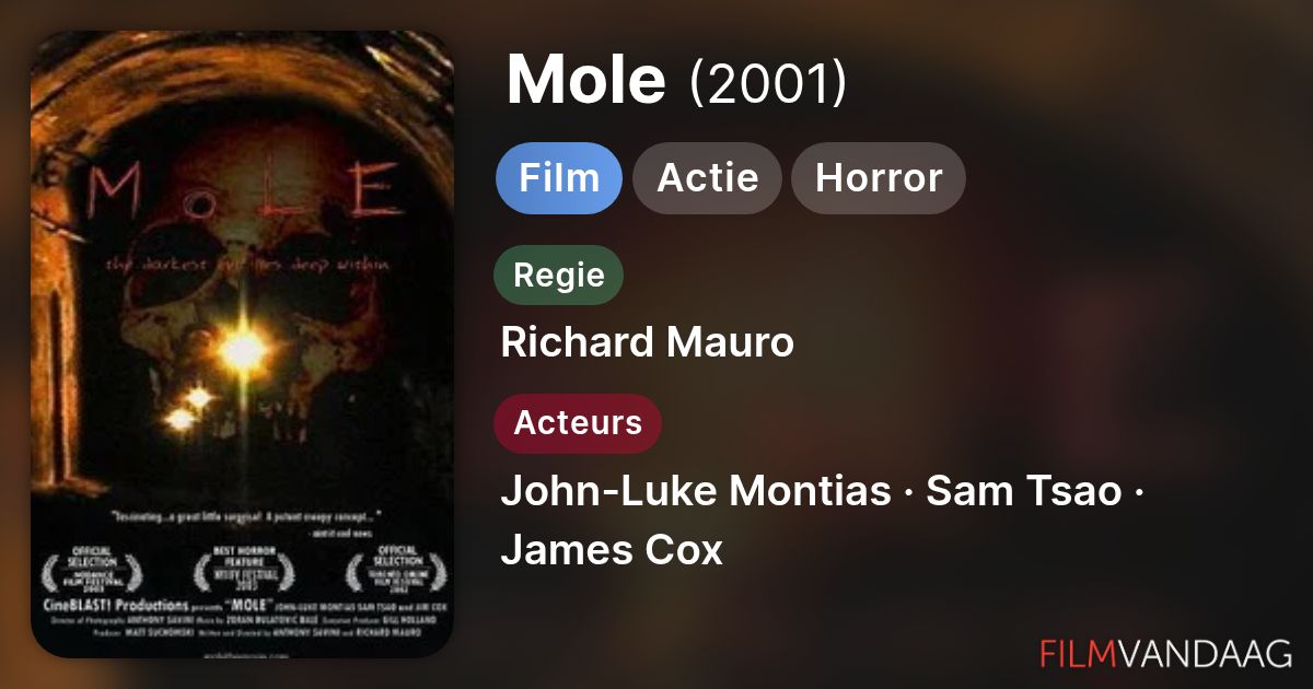 Mole (film, 2001) - FilmVandaag.nl