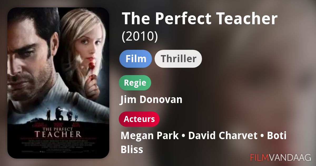 Megan Park The Perfect Teacher