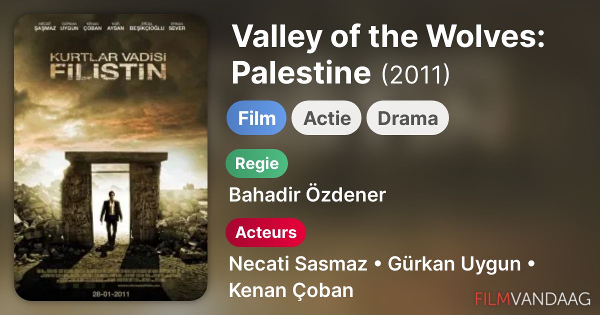 Valley of the Wolves: Palestine (film, 2011) - FilmVandaag.nl