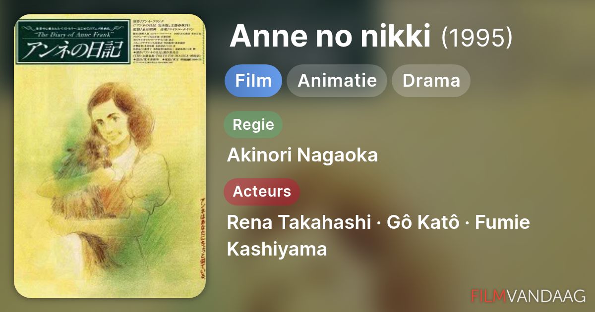 Anne no nikki (film, 1995) - FilmVandaag.nl