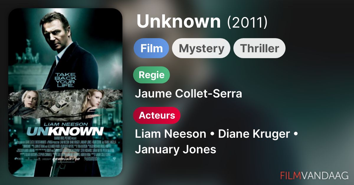 Unknown (film, 2011) - FilmVandaag.nl