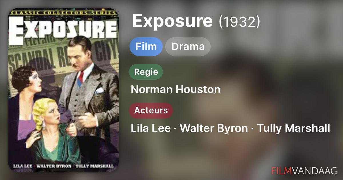 Exposure (film, 1932) - FilmVandaag.nl