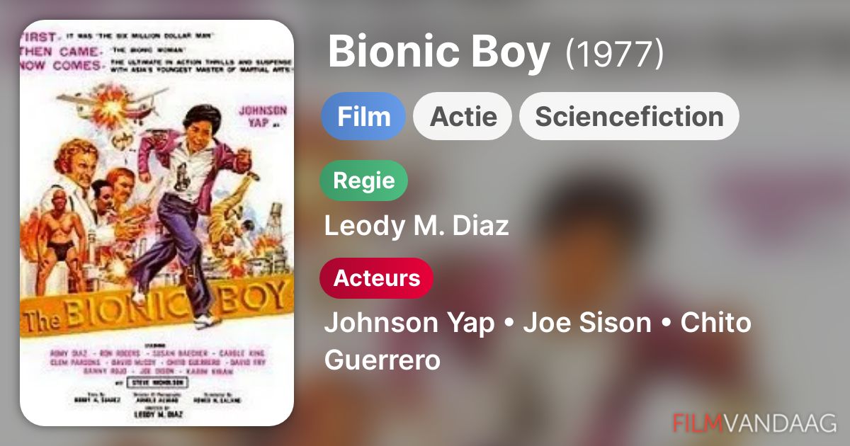 Bionic Boy (film, 1977) - FilmVandaag.nl