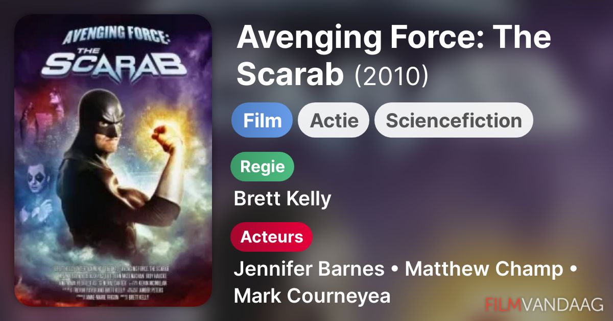 Avenging Force: The Scarab (film, 2010) Nu Online Kijken - FilmVandaag.nl