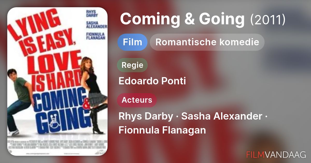 Coming & Going (film, 2011) - FilmVandaag.nl