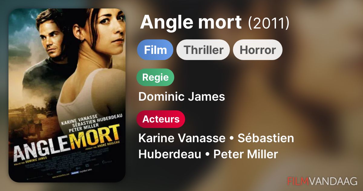 Angle mort (film, 2011) - FilmVandaag.nl