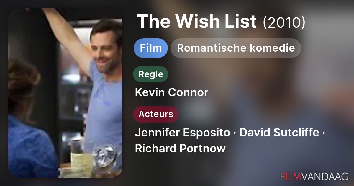 The Wish List (film, 2010) - FilmVandaag.nl