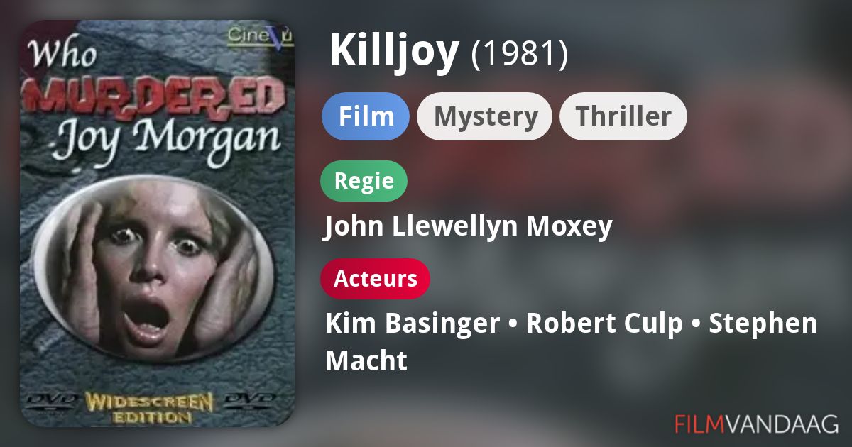 Killjoy (film, 1981) - FilmVandaag.nl